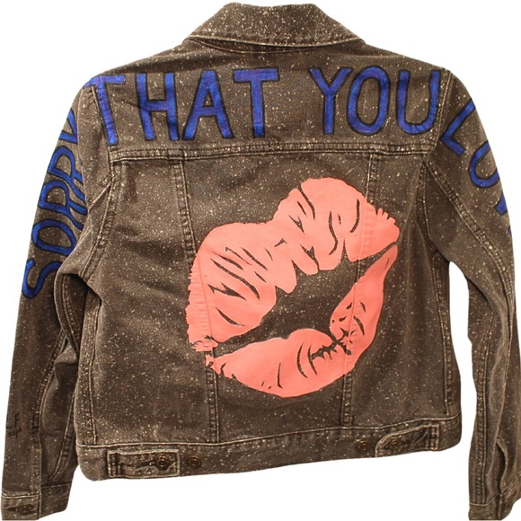 Levi's | Jackets & Coats | Tate Mcrae Hand Painted Levi Jacket | Poshmark